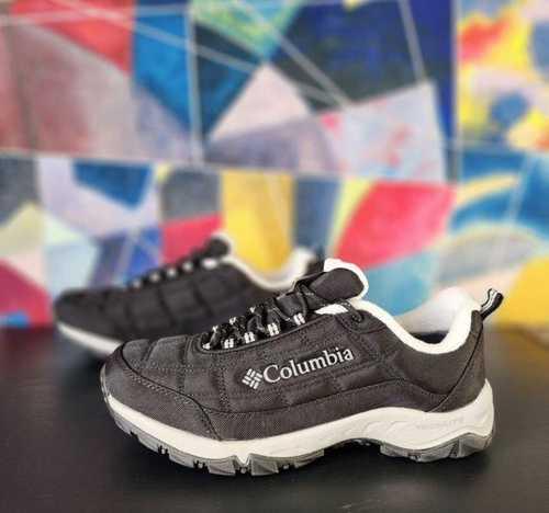 Кроссовки Columbia Black/Grey-2 (термо, зима)