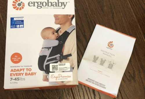 Эргорюкзак ergobaby adapt cool air mesh