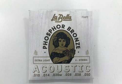 Струны La Bella 10-50 Phosphor Bronze