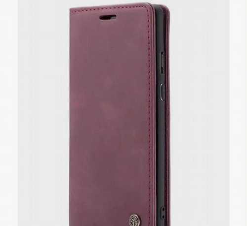 Кожаный чехол-бумажник для Samsung Galaxy A20S