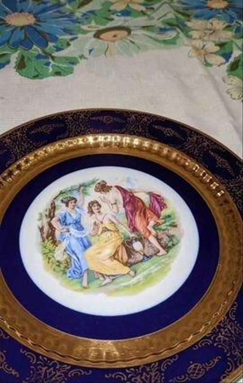 Настенная тарелка Богемия