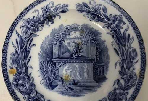 Антикварная тарелка W.T.Copeland&Sons