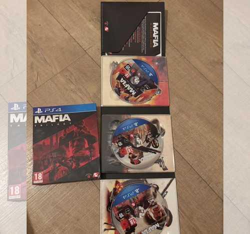 Mafia trilogy ps4 3 диска