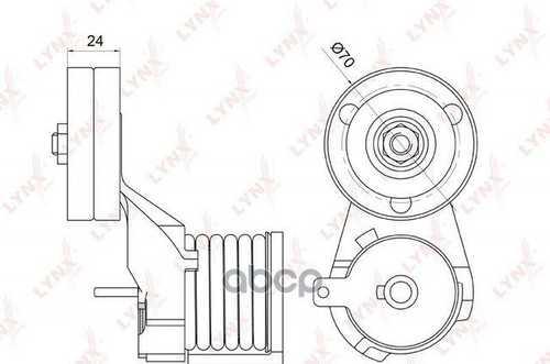 Ролик руч.ремня с натяжителем VW/audi 1.4,1.6L