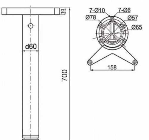 Ножки опоры для стола
