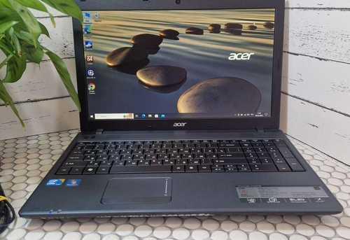 Быстрый 15.6"Acer TM 5744 i3/6gb/SSD