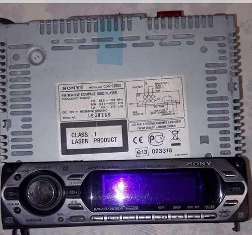 Магнитола Sony cdx-gt500