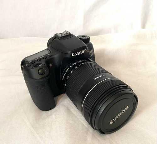 Зеркальный фотоаппарат canon eos70d+обьектив