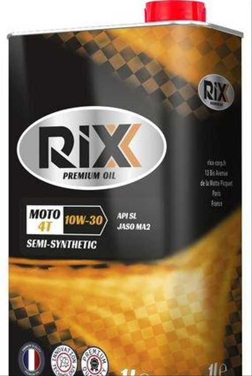 Моторное масло rixx 10W-30 для мототехники 1 литр