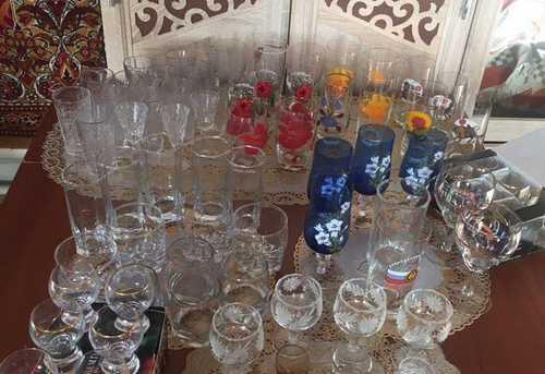 Фужеры и стаканы для сервировки стола