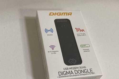Новый модем Digma 3G/4G, WiFi