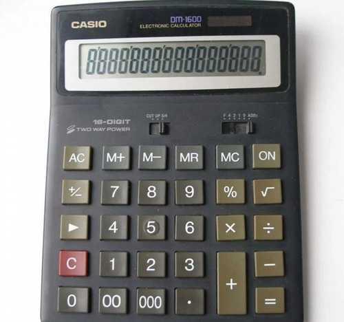 Калькулятор casio DM-1600