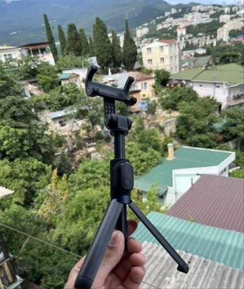 Монопод-трипод xiaomi MI selfie stick tripod black