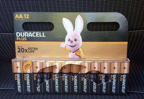 Батарейки duracell plus 12шт