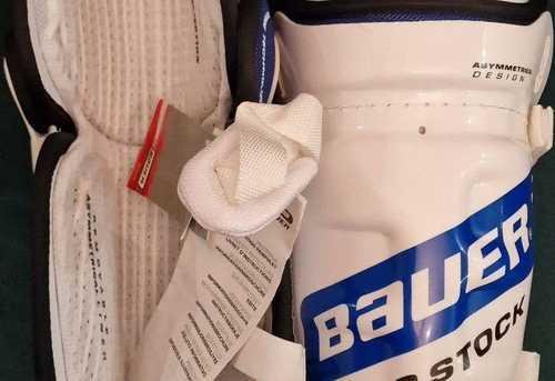 Щитки хоккейные Bauer pro stock р-р 14