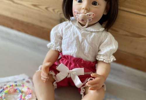 Кукла реборн силиконовая девочка