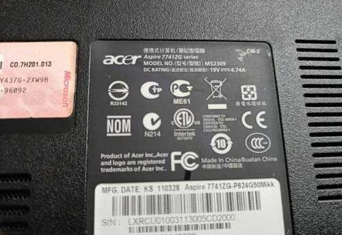 15.6" Acer Aspire 5742G, 320 ГБ, Core i5-460M, RAM 4 ГБ, ATI Mobility Radeon HD 5470 0.5 ГБ