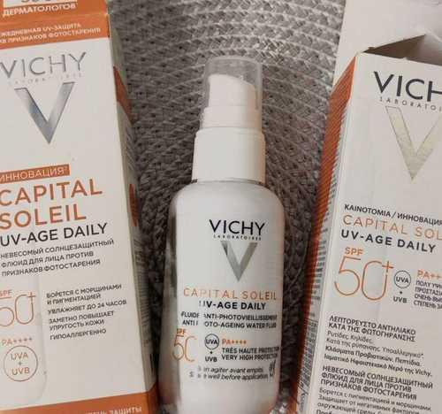 Солнцезащитный флюид Vichy spf50, крем