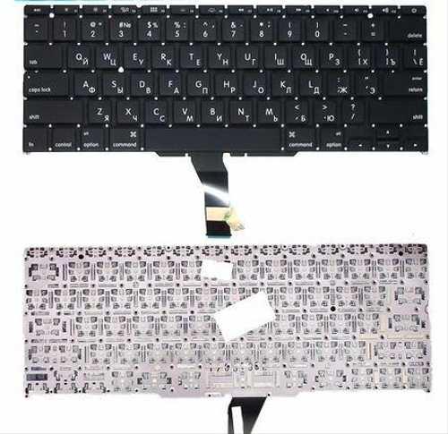 Клавиатура MacBook A1370 2011+ черная с подсветкой