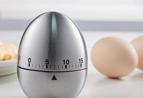 Металлический кухонный таймер в виде яйца