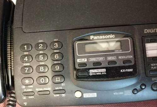 Факс Panasonic, телефон проводной, рабочий