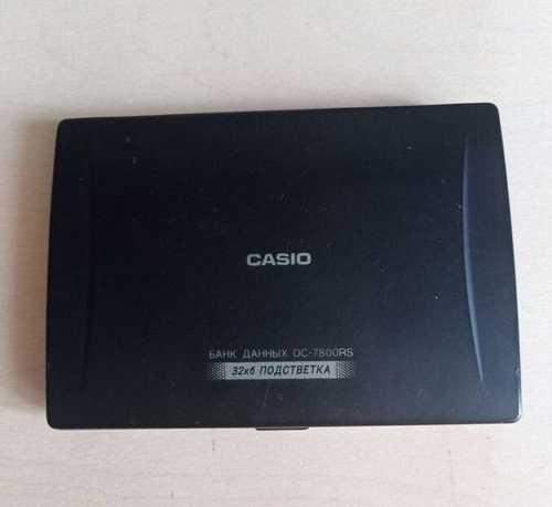 Из 90х электронная записная книжка casio DC-7800RS