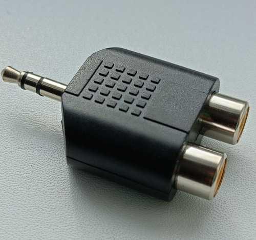 Переходник Mini Jack 3,5mm на 2 RCA