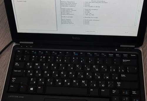 Ноутбук Dell latitude E7240