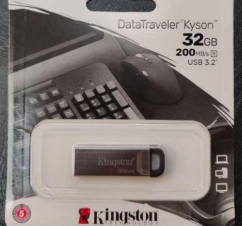 Флешка USB Kingston DataTraveler Kyson 32гб