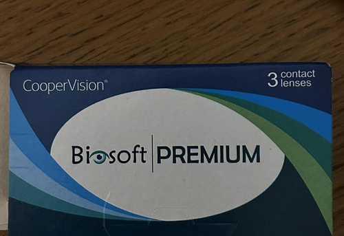 Контактные линзы на месяц biosoft premium -3.0