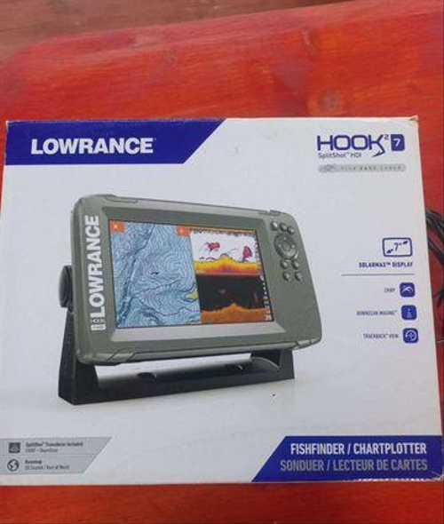 Эхолот картплотер lowrance hook 7 splitshot