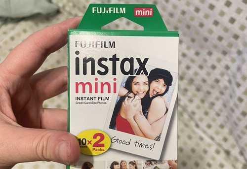 Картридж Fujifilm Instax Mini / 20 снимков новые