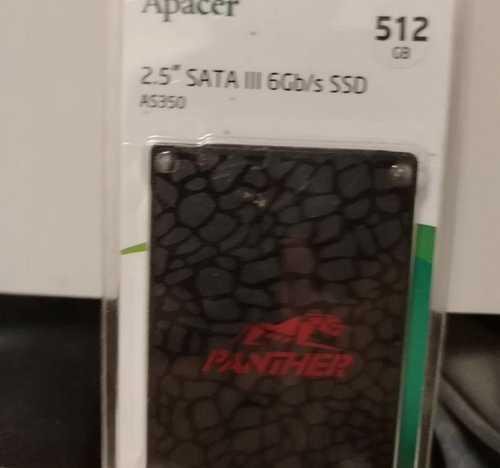 Продам жёсткий диск apacer ssd 512gb