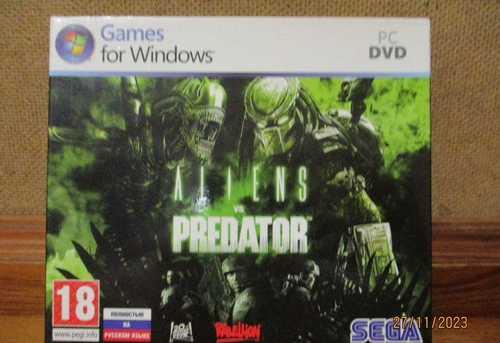 Игра на диске aliens vs predator