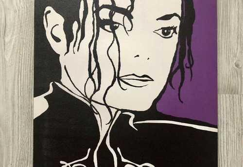 Картина Michael Jackson и Elizabeth Taylor