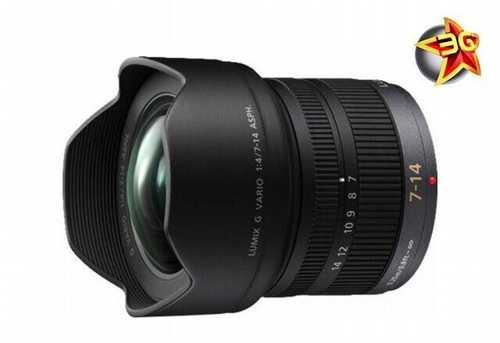 Объектив Panasonic 7-14mm f/4.0 Aspherical H-F0070