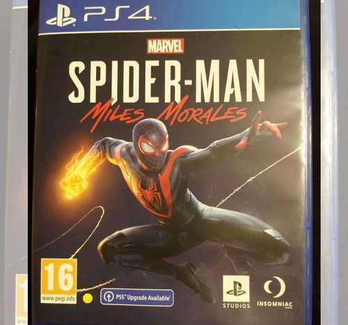 Диск на ps4 Spider man