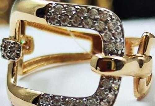 Золотое кольцо 18.5 размер 3.45 гр