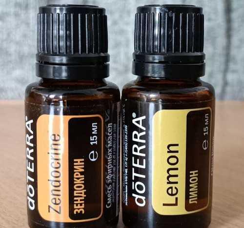 Набор эфирных масел Doterra лимон и Зендокрин