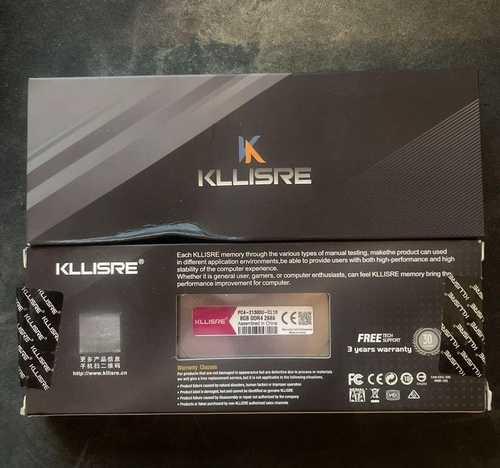 Оперативная память ddr4 8gb 2666 kllisre cl 19