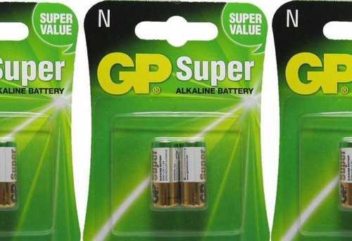 Батарейки щелочные (алкалиновые) GP Super, тип LR1