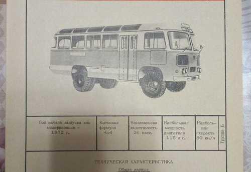 Каталожные брошюры по автобусам СССР