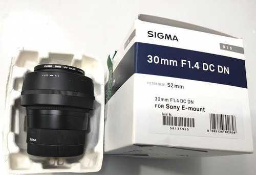 Объектив Sigma 30mm f/1.4 DC DN Micro 4/3 Contenpo
