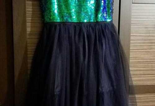 Нарядное платье на девочку 13-14 лет