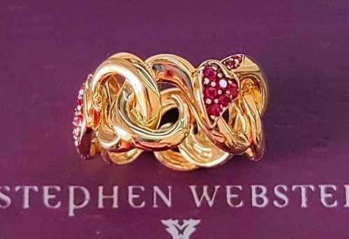 Stephen Webster золотое кольцо с рубинами оригинал