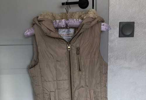 Куртка весна осень женская, безрукавка, 42 размер
