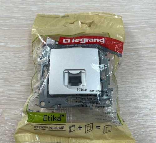 Розетка компьютерная Legrand Etika cat 5e