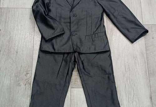 Школьная форма костюм серый для мальчика рост 128