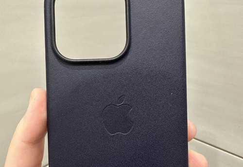 Apple iPhone 14 pro leather case ink оригинал