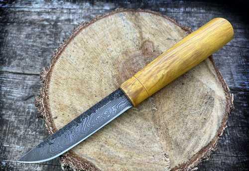 Универсальный нож Манси из дамасской стали